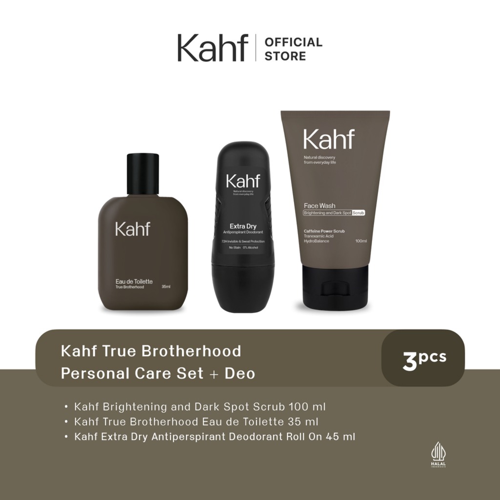 Jual Kahf Paket Personal Care Isi 3pcs - Deo, Face Wash & EDT | Shopee ...