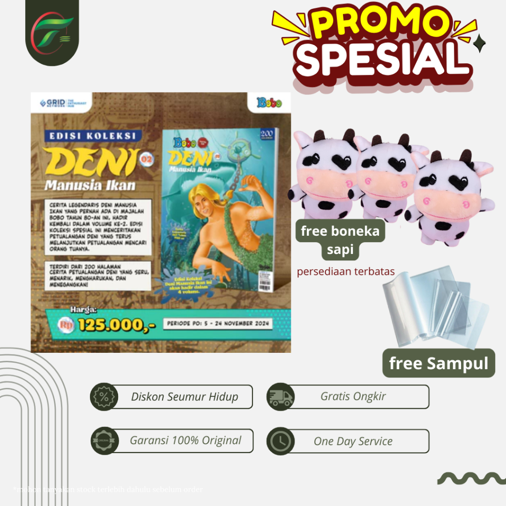 Jual [Pre Order] Majalah Bobo //Edisi Deni Manusia Ikan vol 2 | Shopee Indonesia