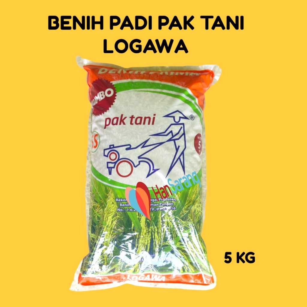 Jual Benih Padi Saprotan Utama 5kg Pak Tani LOGAWA Bibit Jumbo Unggul | Shopee Indonesia