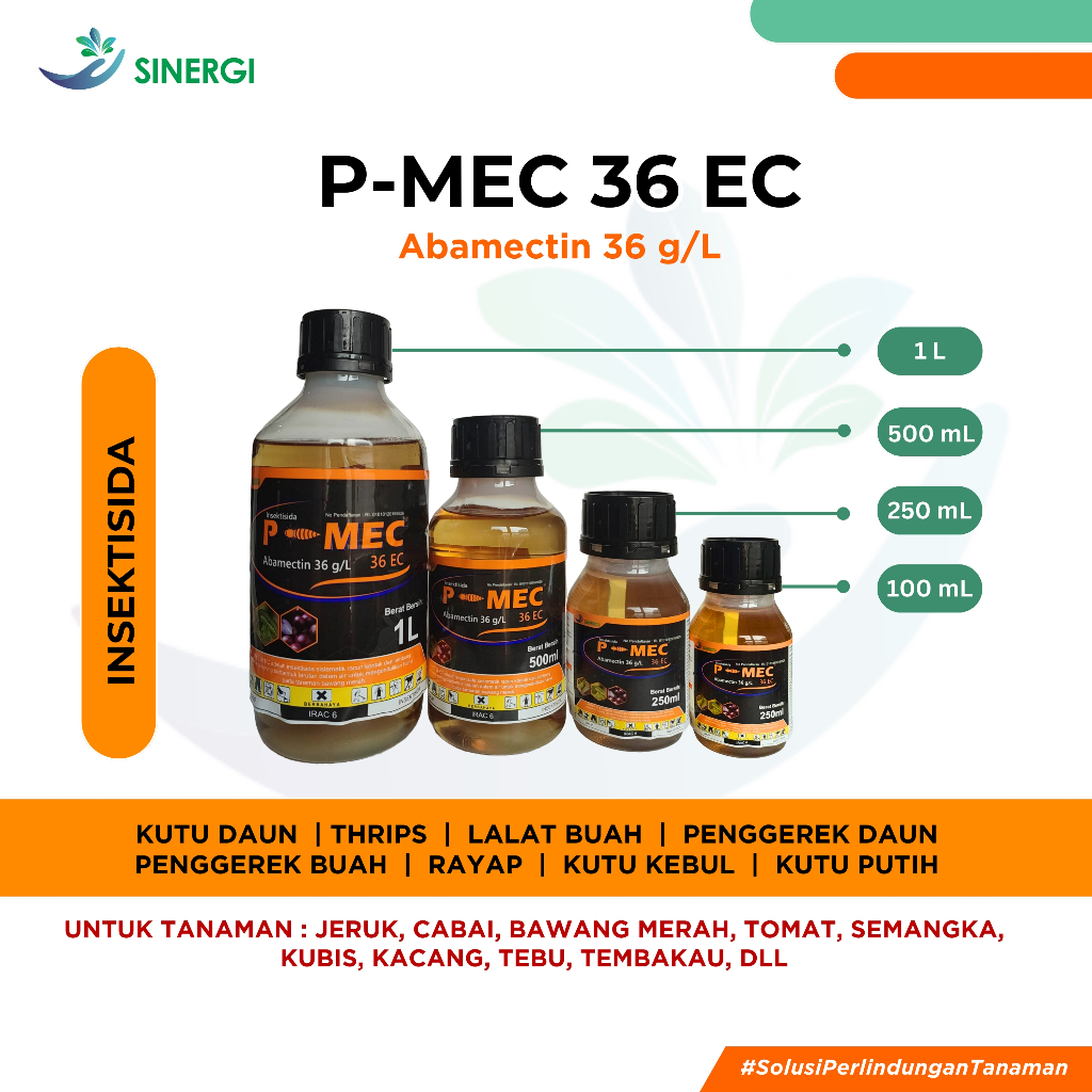 Jual P-MEC 36 EC ( Abamectin 36 g/L ) | Shopee Indonesia