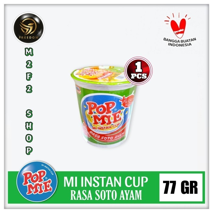Jual POP MIE | Mi Instan Cup Kuah Rasa Soto Ayam Serbuk Koya - 77 gr ...
