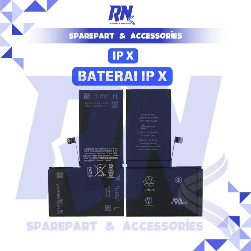 Jual BATERAI IP X / IP 10 ORIGINAL | Shopee Indonesia