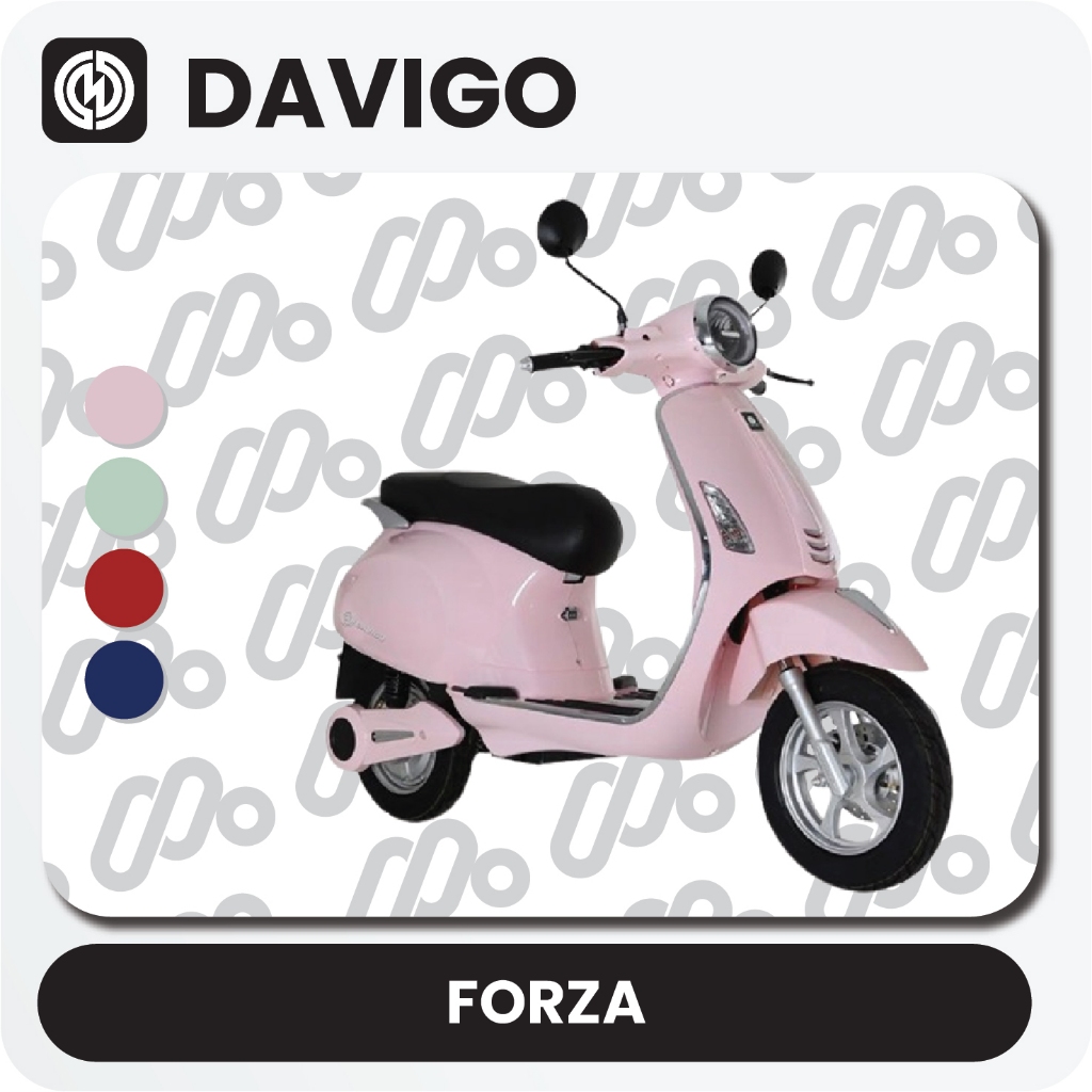 Jual Motor Listrik Davigo Forza / Vespa Listrik Retro Style | Shopee ...