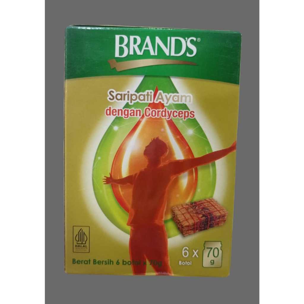 Jual Brands Saripati Ayam With Cordyceps 6 botol x 70g | Shopee Indonesia