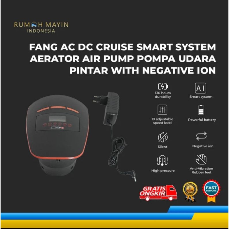 Jual FANG AC DC CRUISE SMART SYSTEM AERATOR AIR PUMP POMPA UDARA PINTAR ...