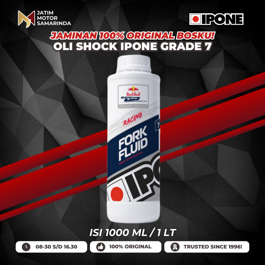 Jual Oli IPONE Oli Shock Oli Sok Fork Oil Grade 7 1000 ML/1 Liter Original | Shopee Indonesia