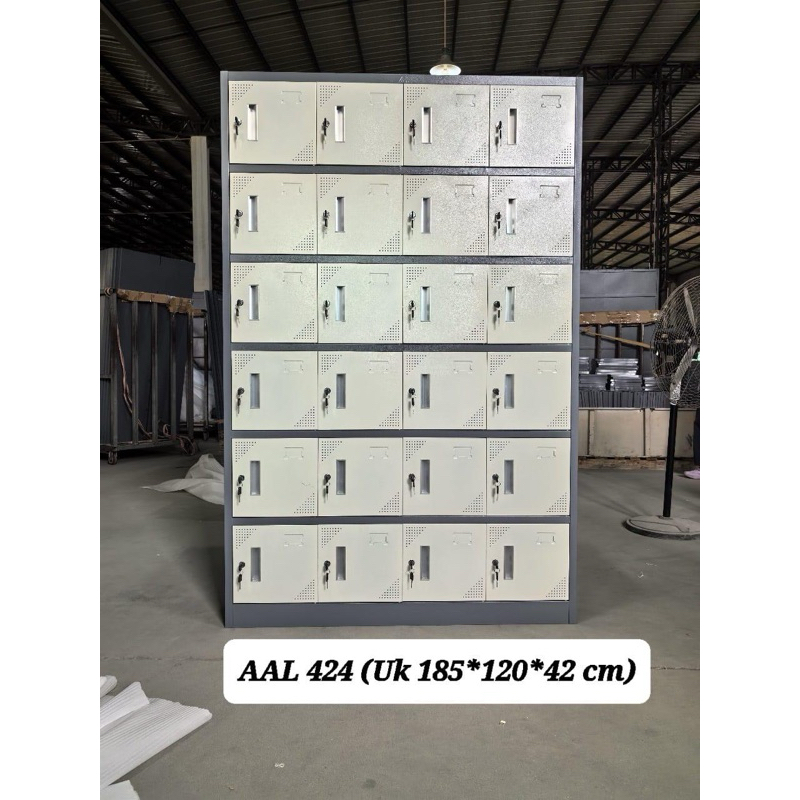 Jual Lemari Loker Locker Cabinet 24 Pintu Full besi AAL 424 ACERO ...