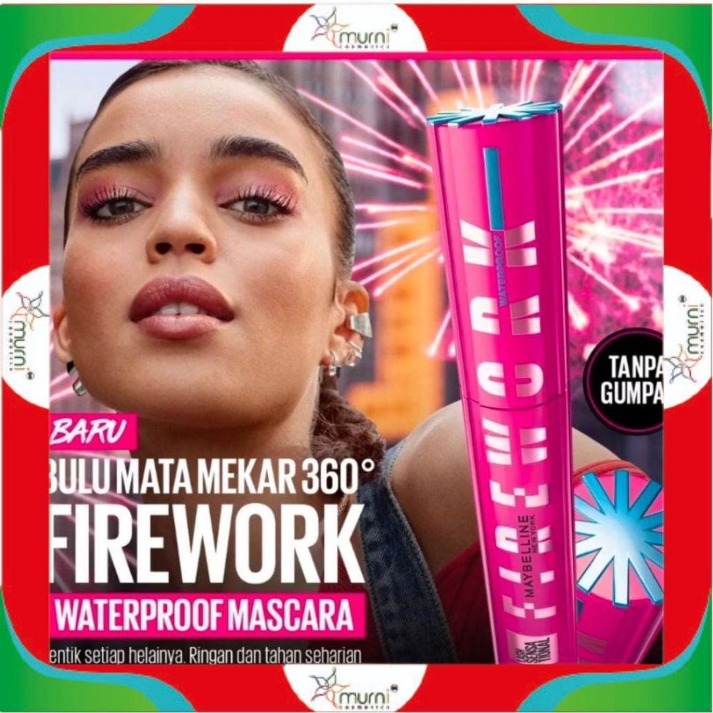 Jual MAYBELLINE LASH SENSATIONAL FIREWORK MASCARA VERY BLACK [ PINK ...