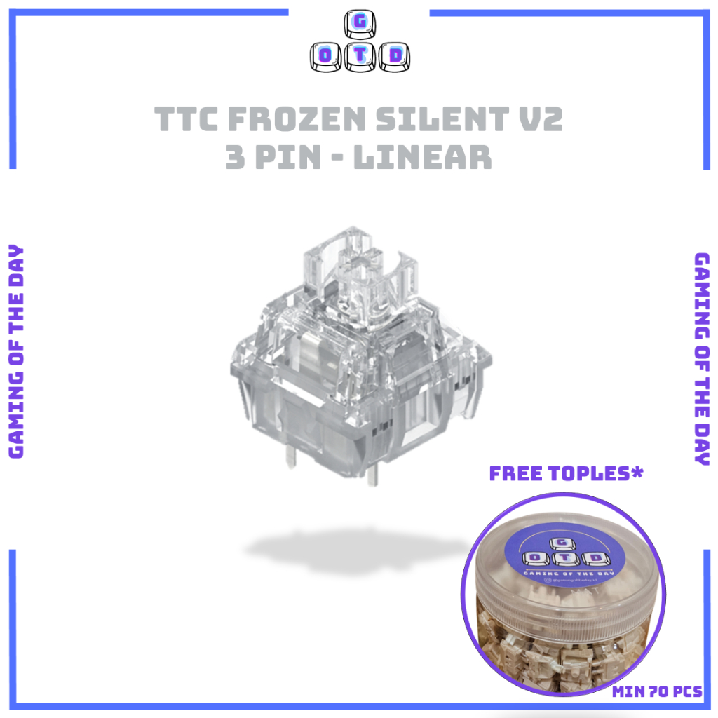 Jual TTC Frozen Silent V2 Linear Mechanical Switch Keyboard Gaming ...