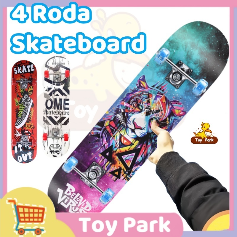 Jual SKATEBOARD Papan seluncur empat roda Papan Skateboard Anak Mainan ...