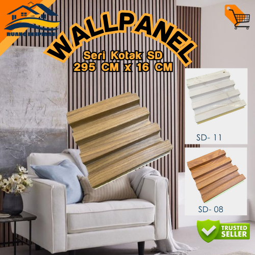 Jual WPC WALLPANEL PVC DINDING MOTIF KAYU/ HIGH QUALITY PREMIUM ...