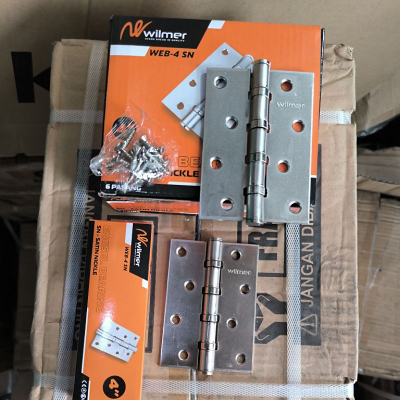 Jual Engsel Pintu Wilmer 4" SN / Engsel Bearing 4" / Engsel 4 inch ...