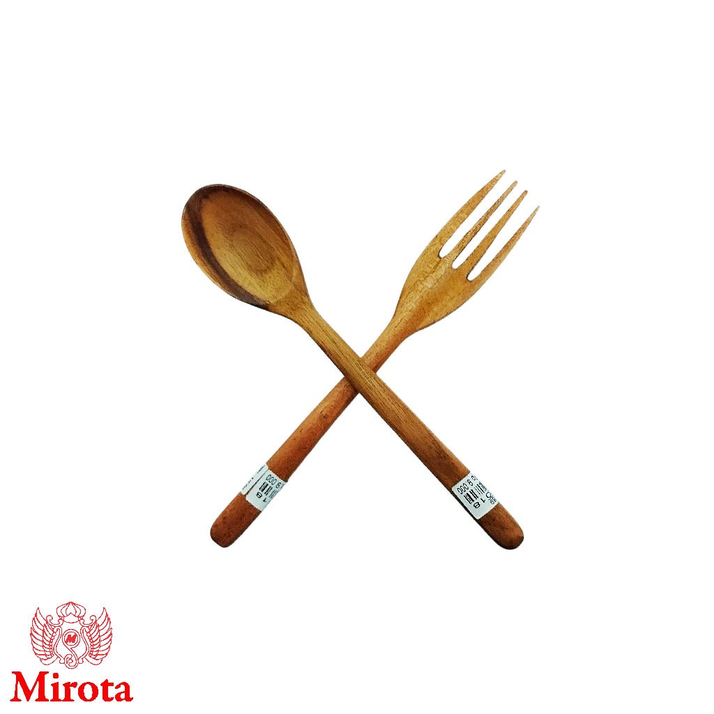 Jual Peralatan Makan Tradisional Sendok dan Garpu Kayu Jati | Shopee ...