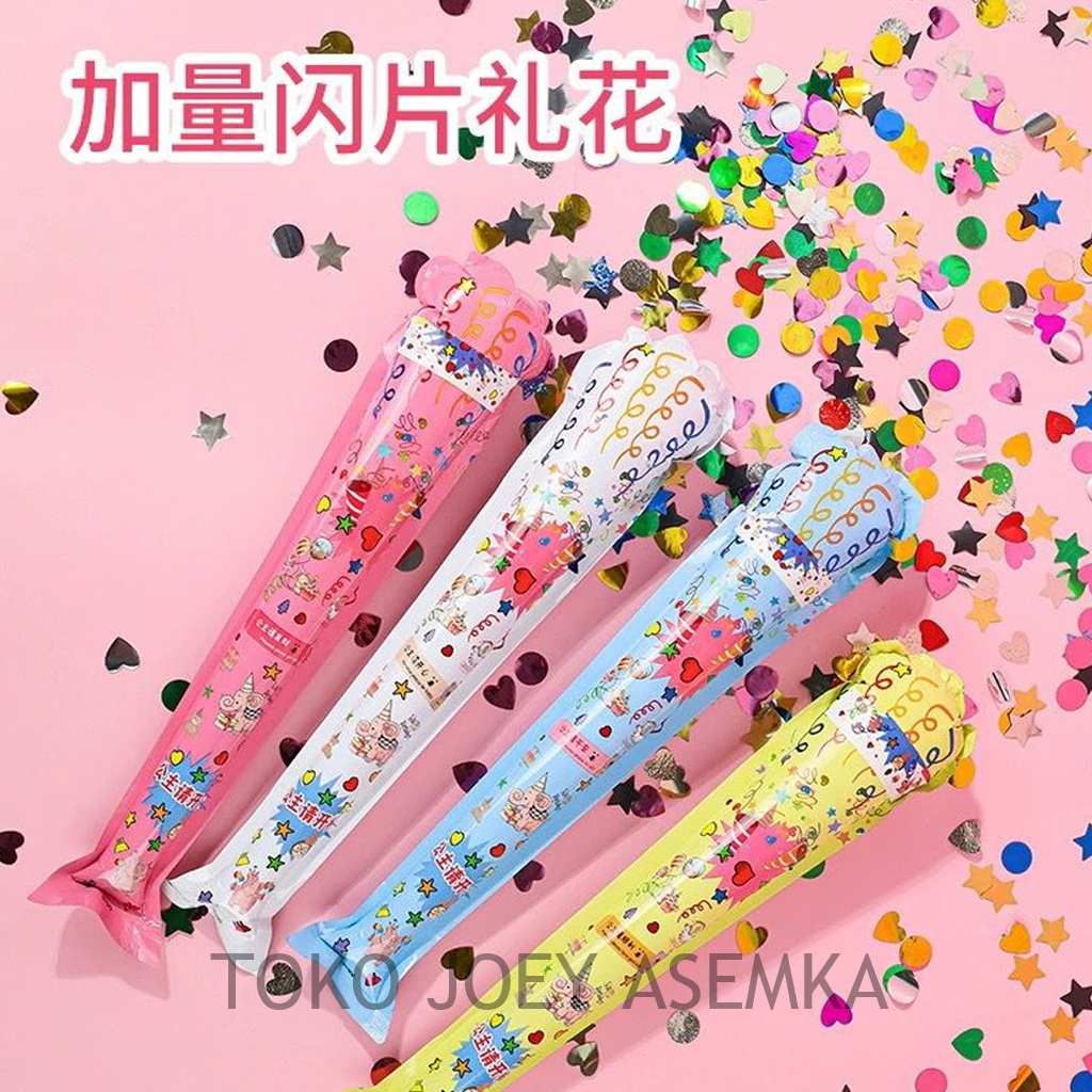 Jual CONFETTI PARTY POPPER 30 CM SEMBURAN KERTAS SURPRISE PARTY PESTA ...