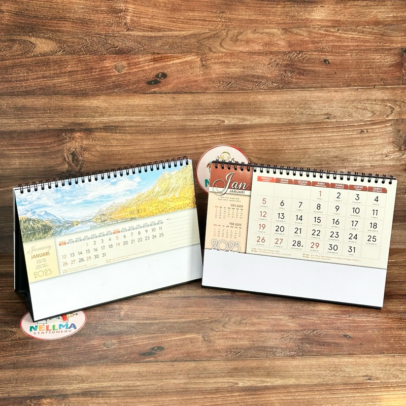 Jual Kalender Meja Linen AO 1000 Penompang Tebel ukuran 23.5cm x 16.5cm ...