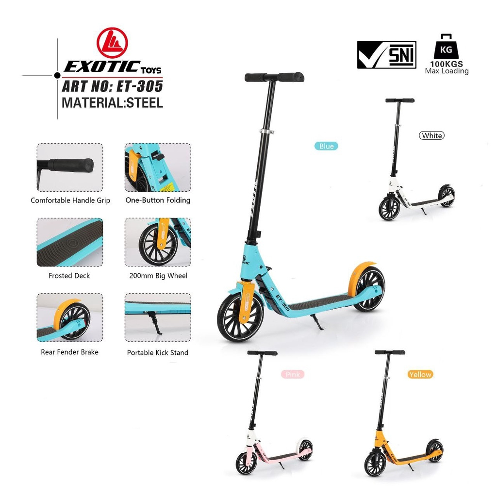 Jual SCOOTER EXOTIC ELECTRIC HB-305 manual || SCOOTER LIPAT ANAK ...