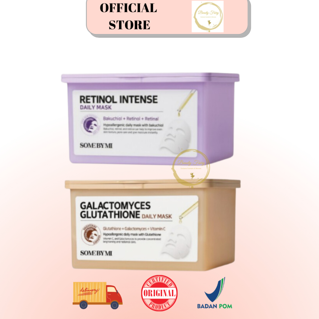 Jual SOME BY MI SOMEBYMI Retinol Intense Daily Mask | Glutathione Daily ...