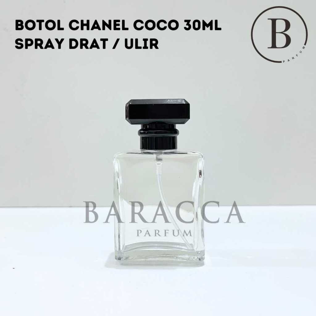 Jual Botol Parfum Chanel 30ML Drat Hitam - Botol Parfum Kosong Chanel ...