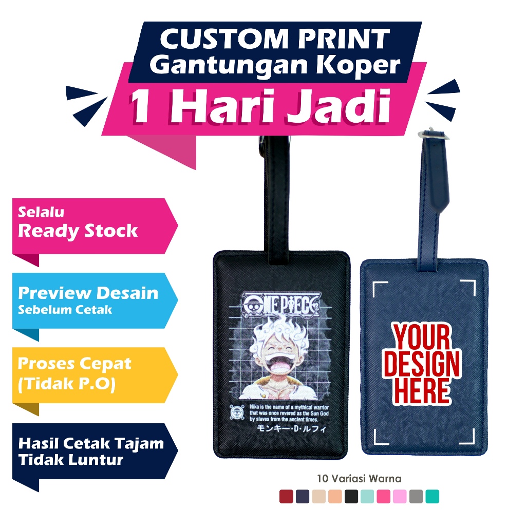 Jual VINGE BRITT - Lugagge Tag Gantungan Penanda Travel Bag Koper free ...