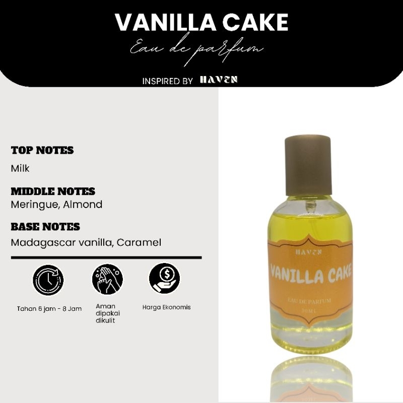 Jual Parfum Vanilla Cake 30 ml - Parfum Pria Wanita Tahan Lama By Haven ...