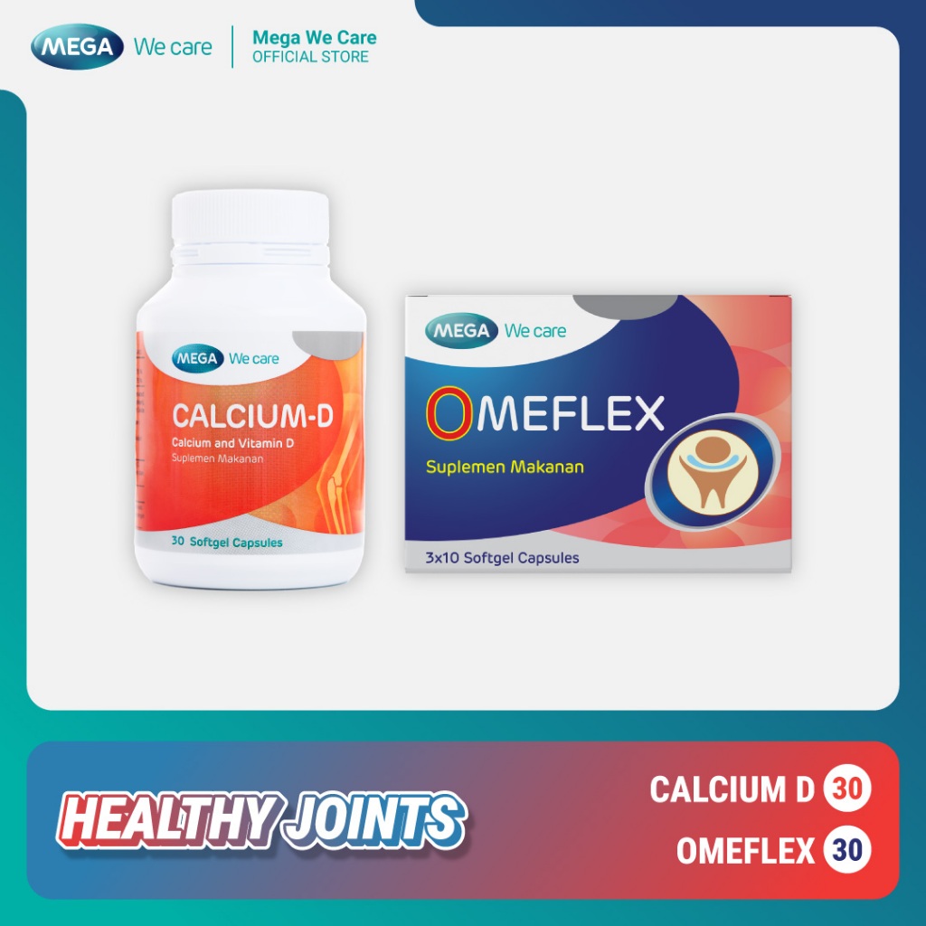 Jual (Paket Healthy Joints) Mega We Care Calcium D + Mega We Care ...