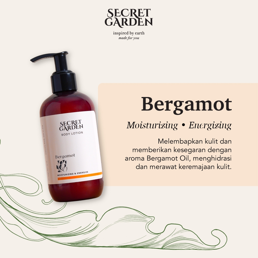 Jual SECRET GARDEN BODY LOTION BERGAMOT 250ML | Shopee Indonesia