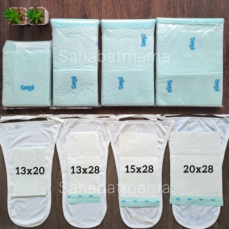 Jual ISI 50 SENSl DlAPRO UNDERPAD BAYI PAS UKURAN POPOK PERLAK ALAS ...