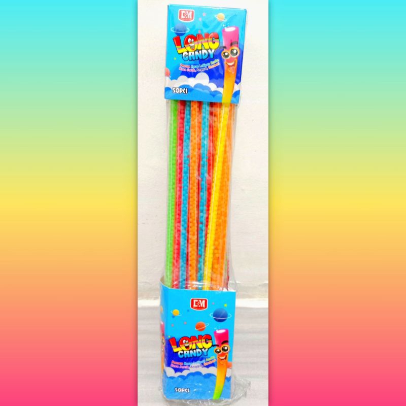 Jual Permen Long Candy aneka rasa isi 50 pcs | Shopee Indonesia