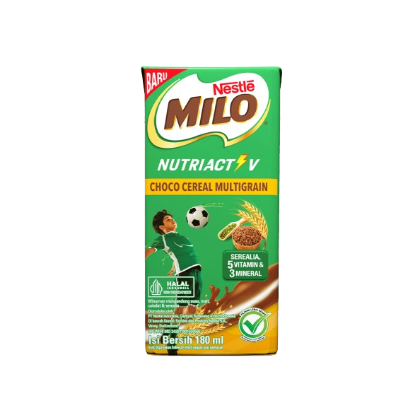Jual MILO Nutriactive Choco Sereal Multigrain 180 ml | Shopee Indonesia