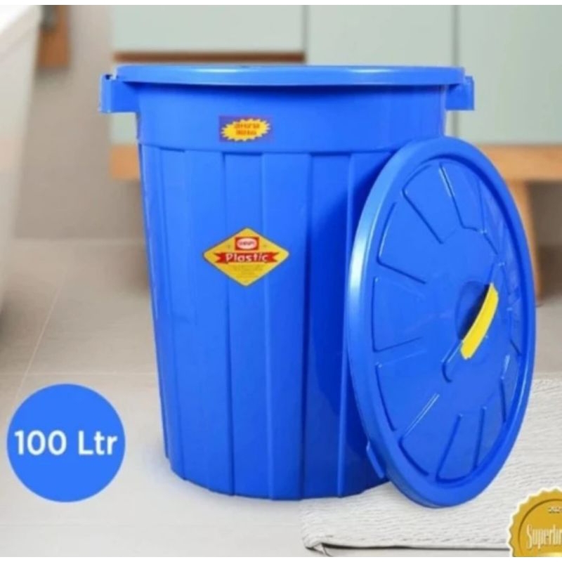 Jual Ember Shinpo 100 Liter / Ember plastik Besar Shinpo 100 L / Ember + Tutup Shinpo 100 L ...