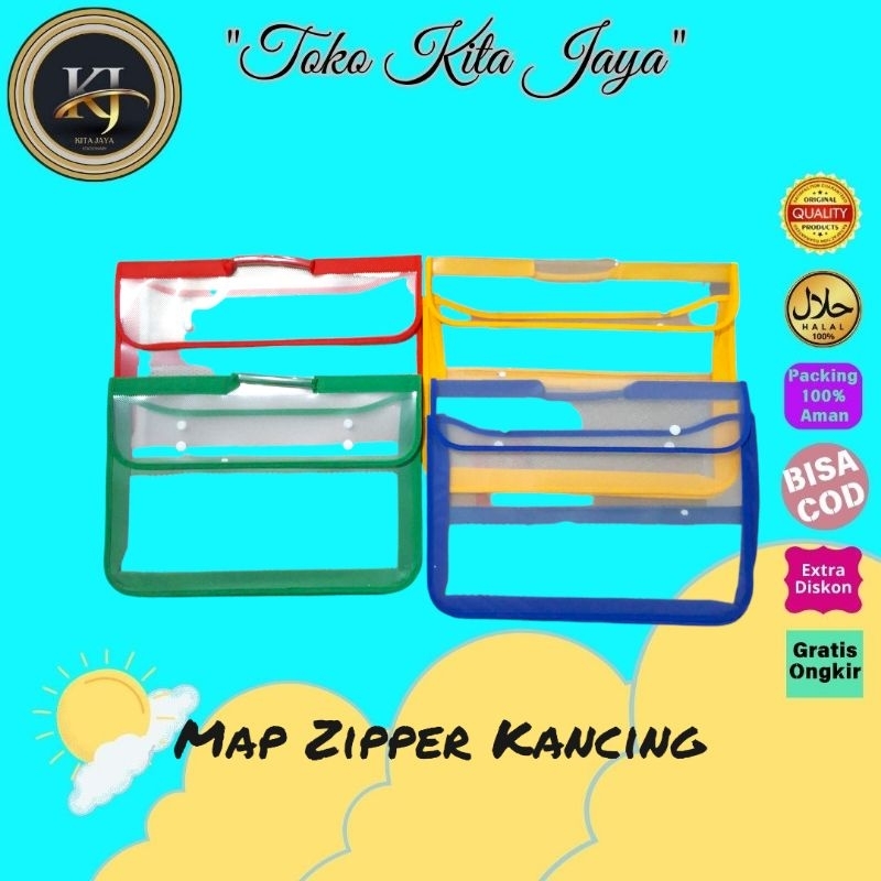 Jual Map Zipper Bag Kancing ( Per pcs ) | Shopee Indonesia