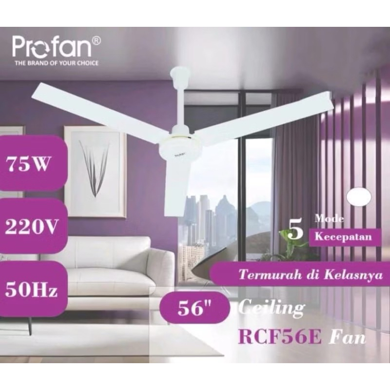 Jual PROFAN RCF-56E Kipas Angin 56 inch Gantung Plafon Langit Langit ...