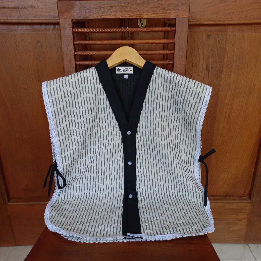 Jual Vest Tenun Tnik Rompi Crop - Rompi Unik - Outer Kekinian - Outfit ...