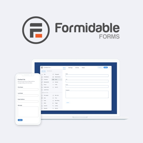 Jual WordPress Plugin Pro Formidable Forms PLUS ADDONS (100% GPL dan ...
