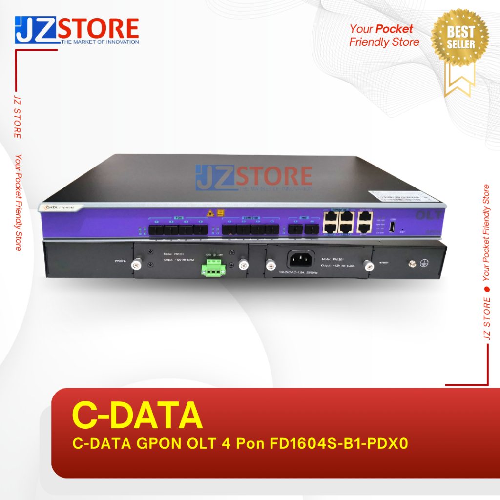 Jual C-DATA GPON OLT 4 Pon FD1604S-B1-PDX0 | Shopee Indonesia