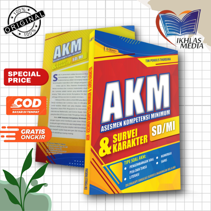 Jual BUKU AKM ASESMEN KOMPETENSI MINIMUM DAN SURVEI KARAKTER SD MI ...