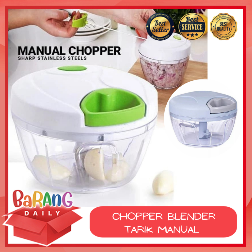 Jual CHOPPER BLENDER TARIK MANUAL 500ML SPEEDY CHOPPER TANGAN MANUAL ...