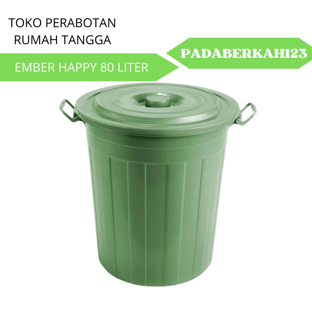 Jual Ember Jumbo Ember Besar Plastik 80 Liter Ember Tutup Ember Merek Happy Ember Wadah Air ...