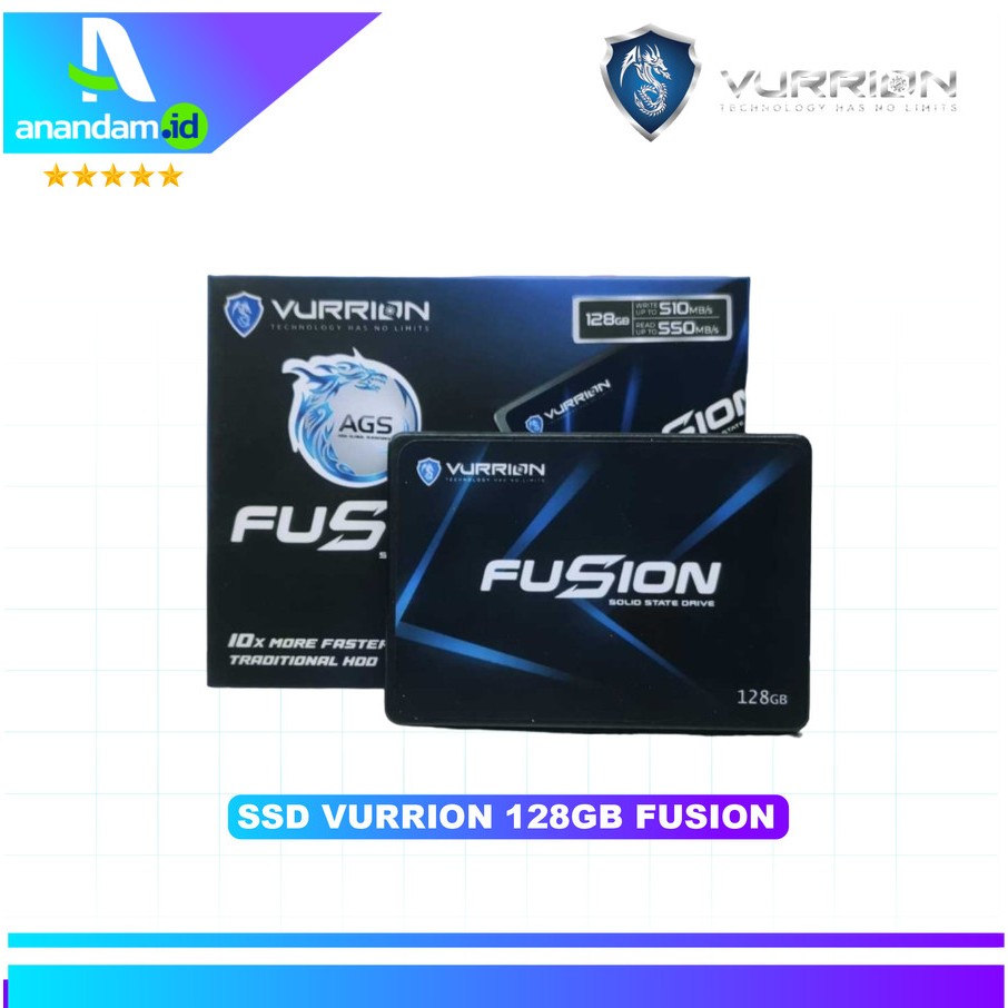 Jual SSD VURRION FUSION 2.5 SATA III 128GB - 128 GB | Shopee Indonesia