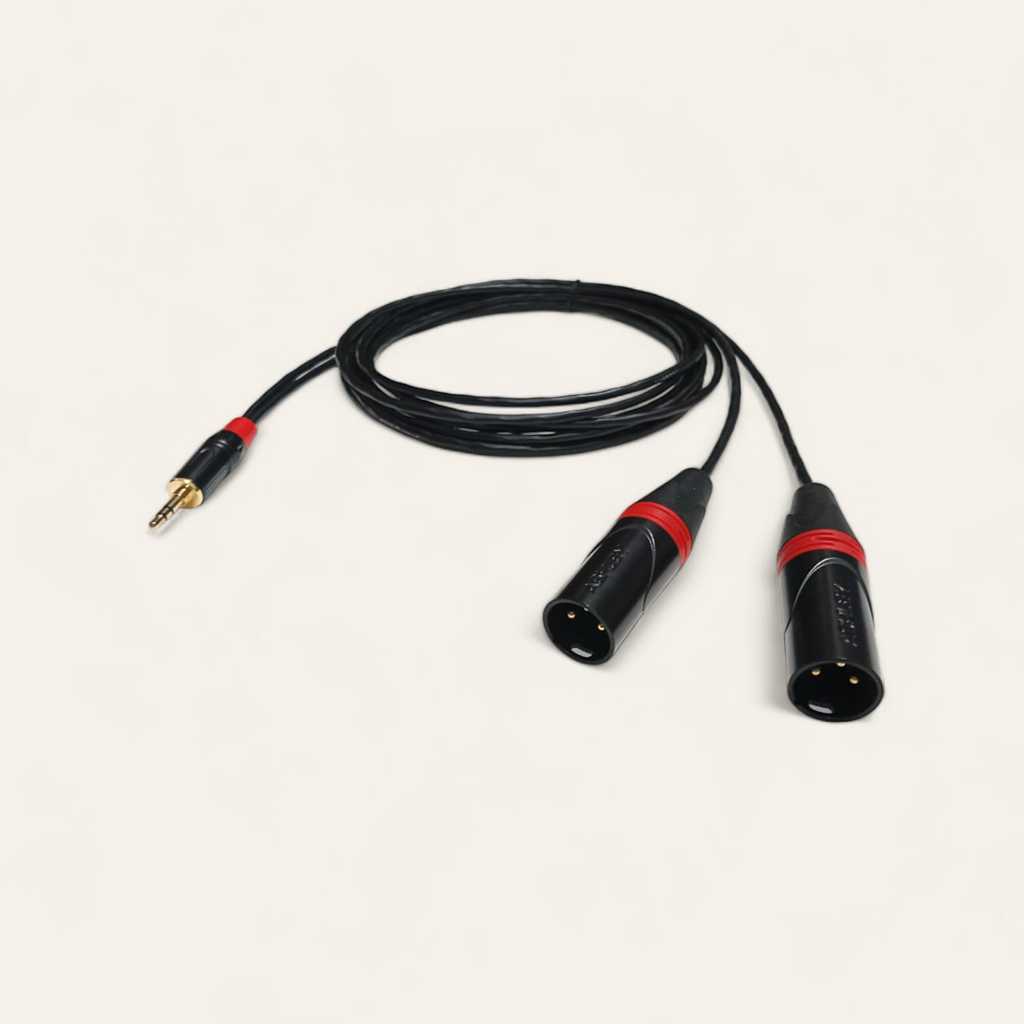Jual Kabel Audio 2 Canon Xlr Male / Female ke Mini Stereo 3,5mm ( Jack ...