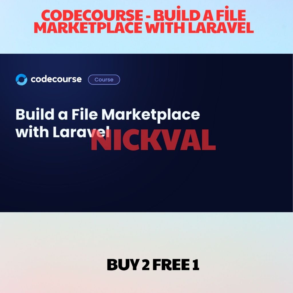 Jual CodeCourse - Build a File Marketplace with Laravel | Shopee Indonesia