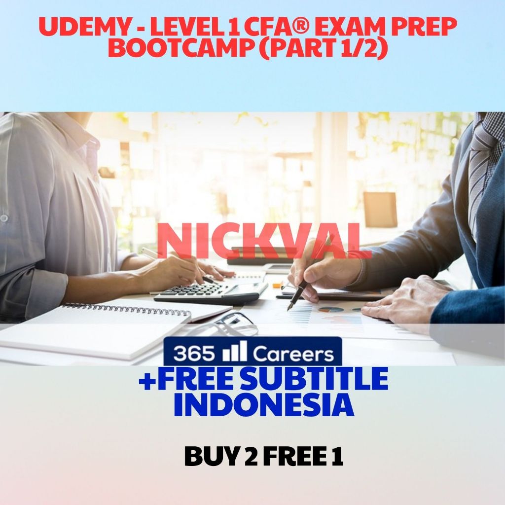 Jual Udemy - Level 1 CFA® Exam Prep Bootcamp (Part 1/2) | Shopee Indonesia