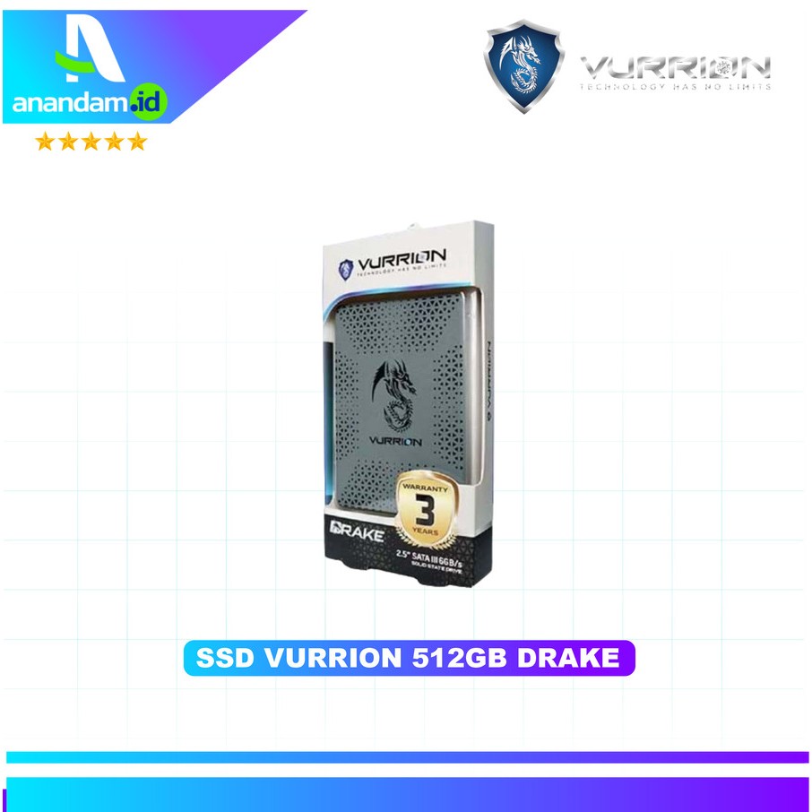 Jual SSD INTERNAL 2,5 INCH SATA VURRION DRAKE 512GB | Shopee Indonesia
