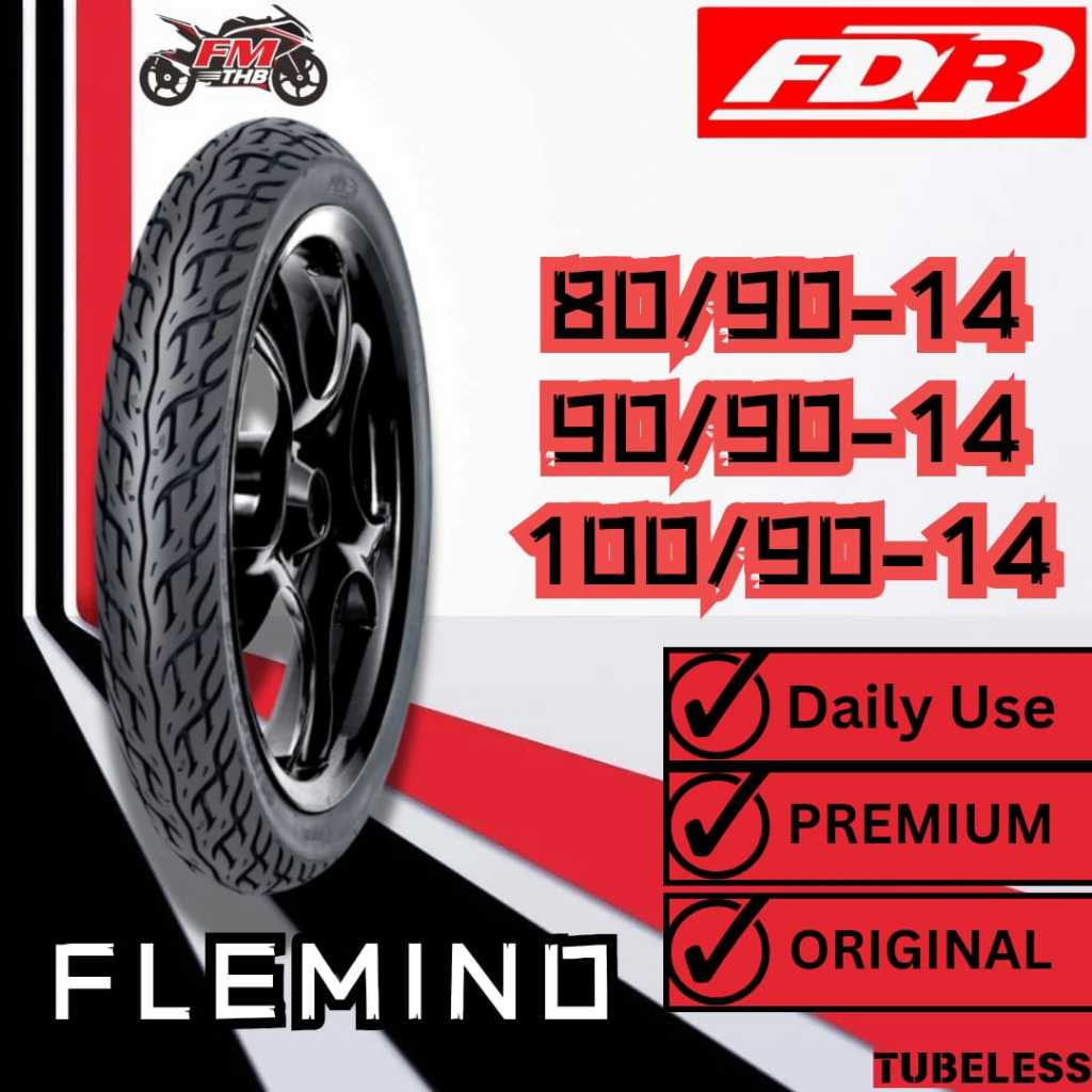 Jual Ban FDR Flemino Ring 14 Tubeless - Ban Motor Tubeless/Tubles ...