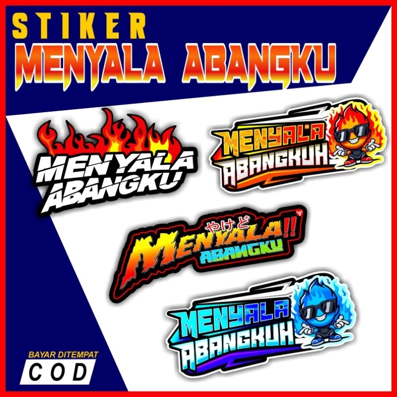 Jual Stiker menyala abangku terbaru stiker cutting | Shopee Indonesia