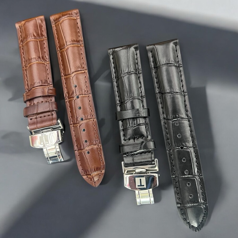 Jual Strap Tali Jam Tisot kulit uk 19mm 20mm tali jam tangan tisot ...