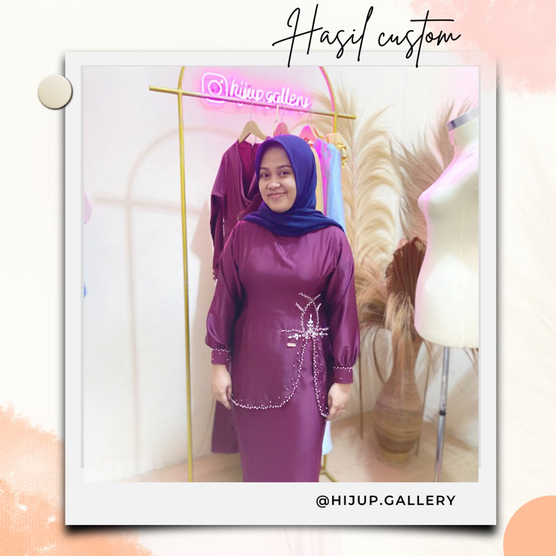 Jual JASA JAHIT DRESS CUSTOM / BRIDESMAID / COUPLE LEBARAN / WISUDA ...