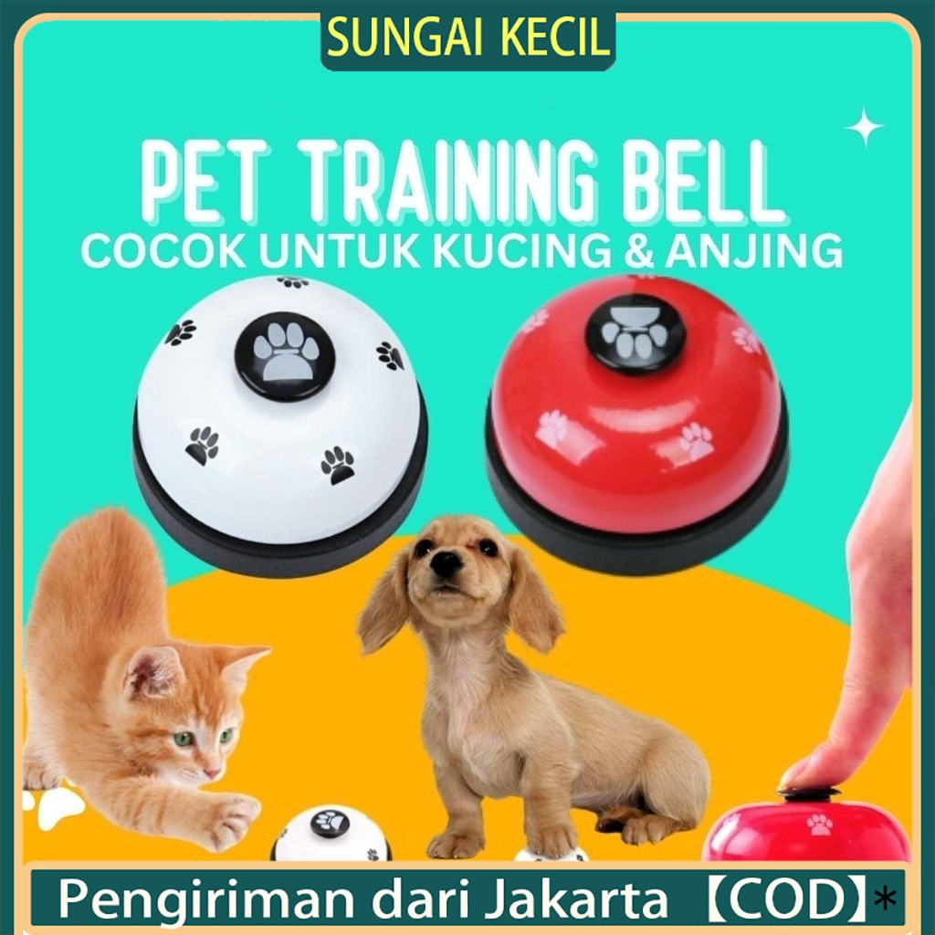 Jual Mainan intelektual bel suara logam pelatih pendering bel anjing ...