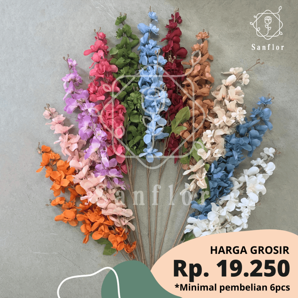 Jual BUNGA SNAPDRAGON K3 ARTIFICIAL/ / HIASAN PELAMINAN/ DEKORASI ...