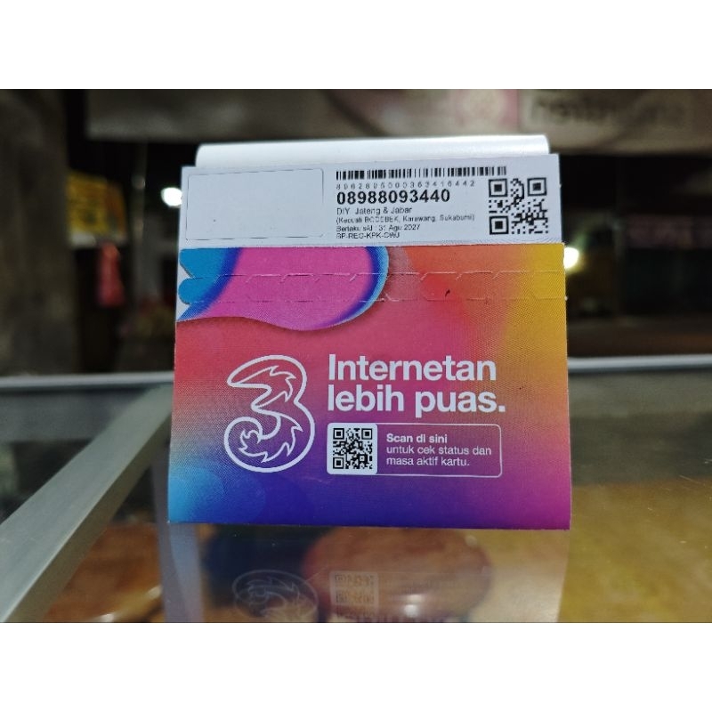 Jual Kartu Perdana Tri 2GB 30 Hari (Segel) | Shopee Indonesia